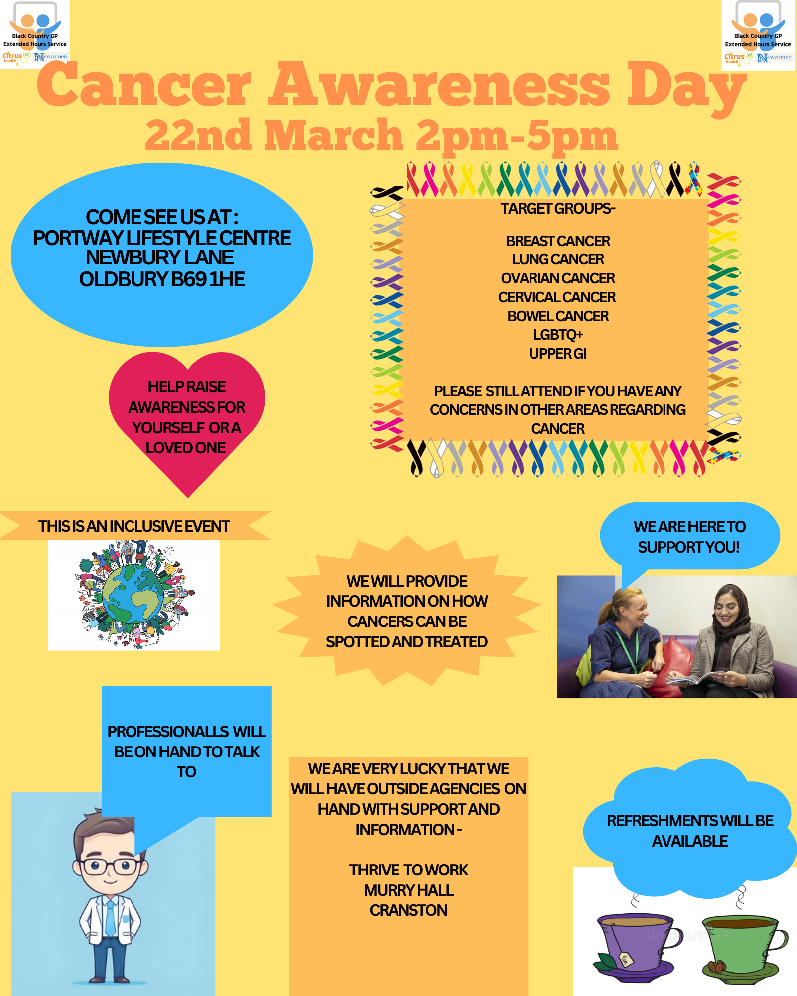 PCN Cancer Awareness Day « Churchview Surgery